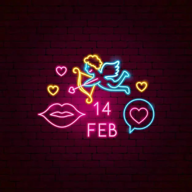 14th Feb Neon Sign | The Unmistakable Importance of the Day – Neon.Shop